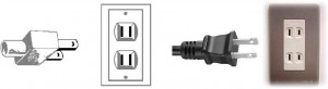 Type A ungrounded plug with two flat parallel prongs - Data Recovery Salon