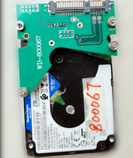 WD SMR HDD 2060-800067 Data Unlock SATA Connector - Data Recovery Salon